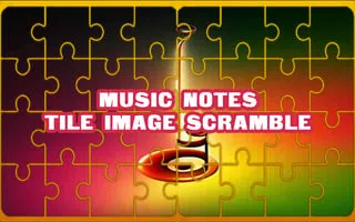 Music Notes Tile Image Scramble | Play Now!